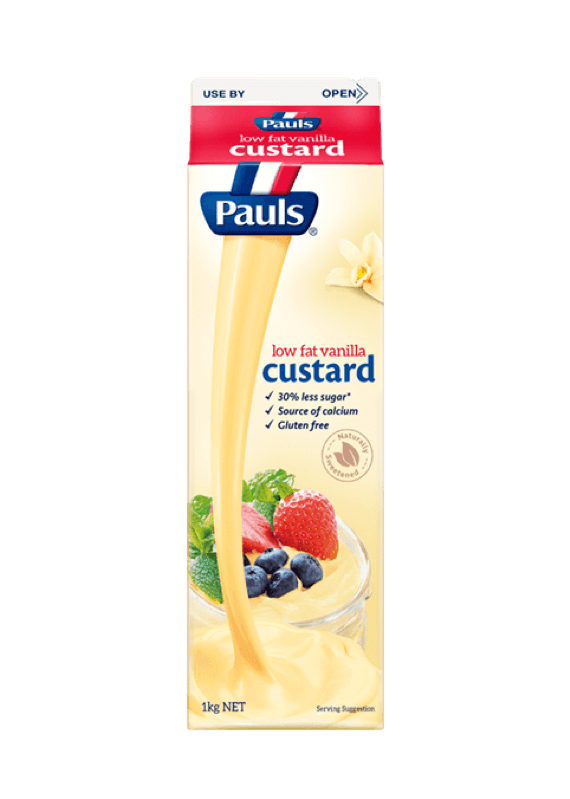 Low Fat Vanilla Custard 1kg | Pauls Export Website